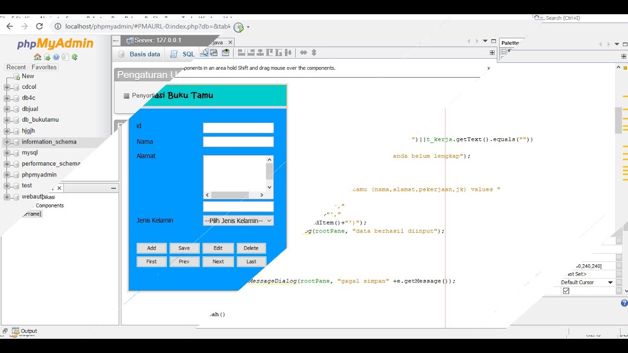 1. Belajar Anti Gagal ! Aplikasi CRUD (Tambah, Simpan, Edit, Hapus ...