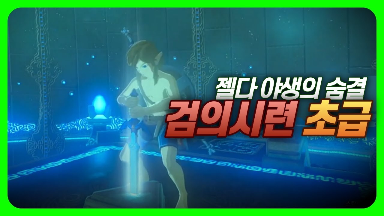 [젤다야숨] 검의 시련 초급 2트만에 깨는 젤다뉴비 (젤다의 전설 : 야생의 숨결 DLC) - YouTube