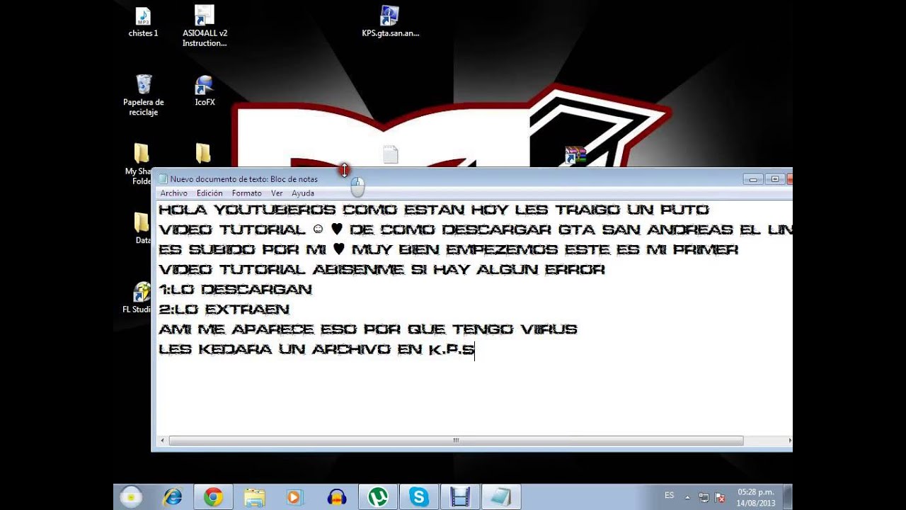 como descargar gta san andreas para windows 7 - YouTube