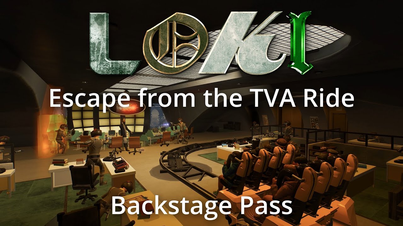 LOKI: Escape from the TVA Ride - Backstage Pass - YouTube