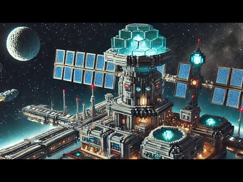 Minecraft - Space Station Build Live - YouTube