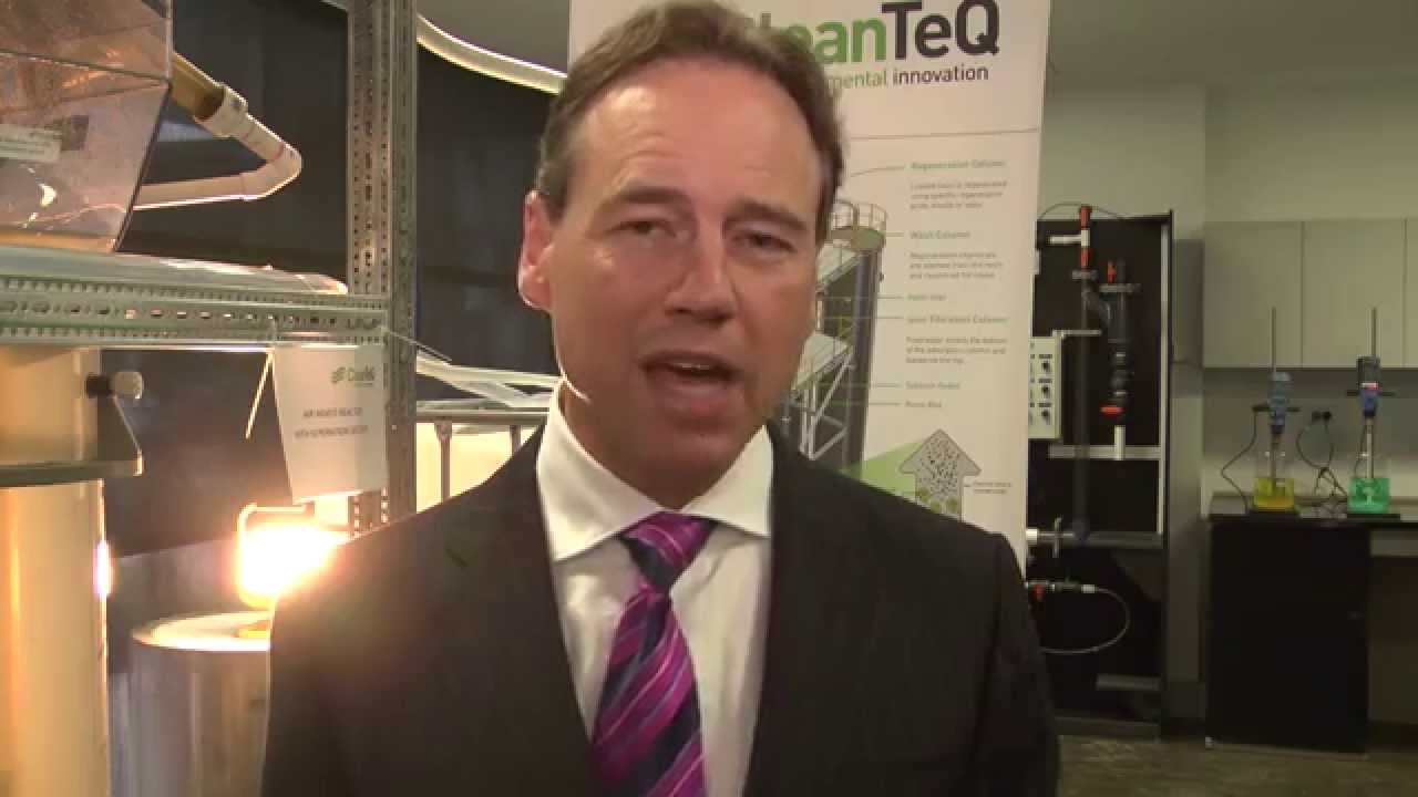 CleanTeQ R&D Facility launched by the Hon. Greg Hunt, Federal Minister ...