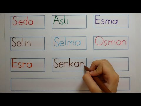 S Harfi Yazma Çalışması - S Harfi Kelime ve Cümleleri (Ders 61)