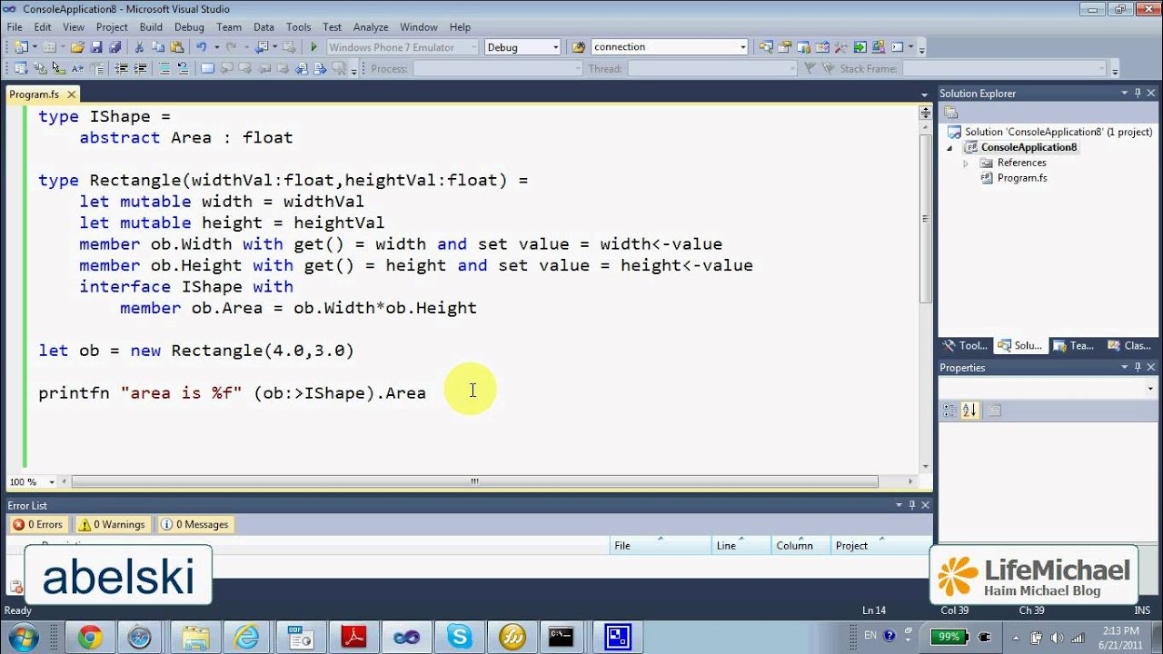 Interface Type in F# - YouTube