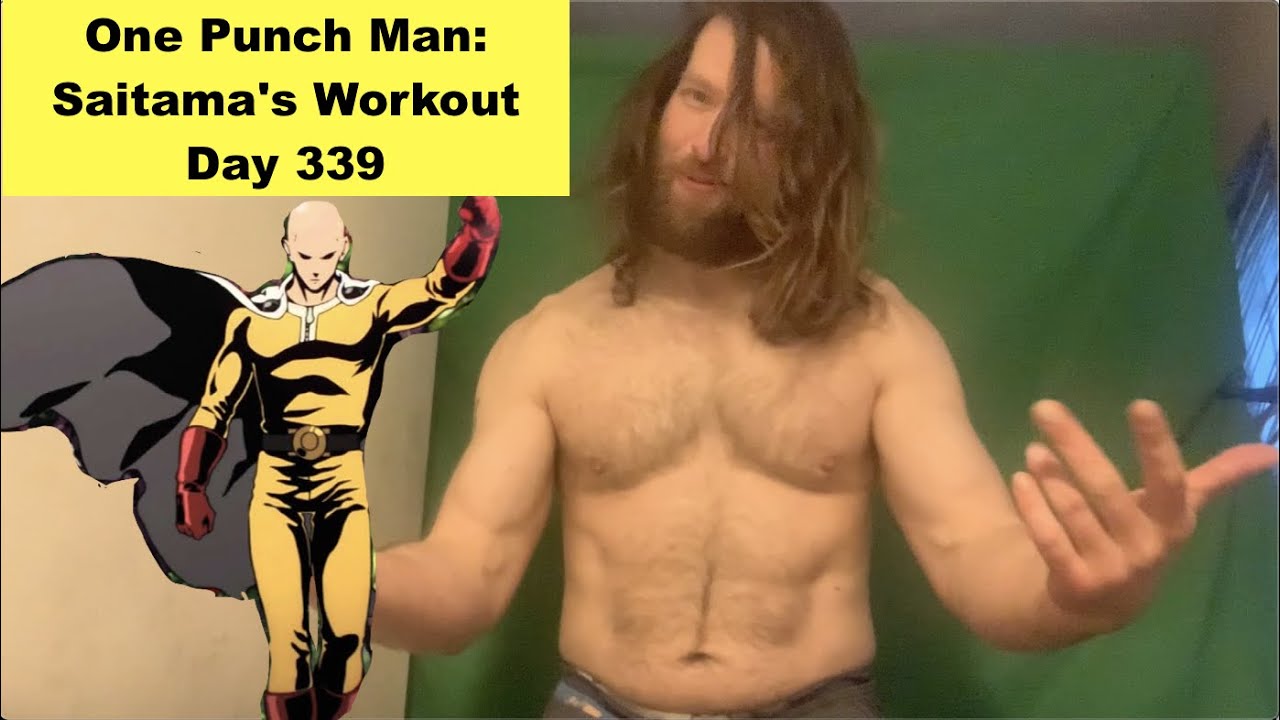 One Punch Man: Saitama's Workout Day 339 - YouTube