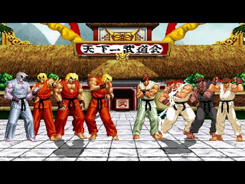 [KOF Mugen] Ken Master Team vs Ryu Team