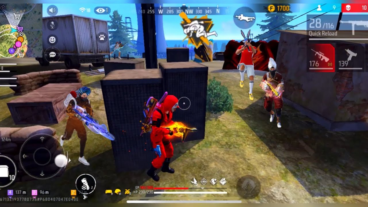 free fire max squad full gameplay - fir fair king of kalahari map ...
