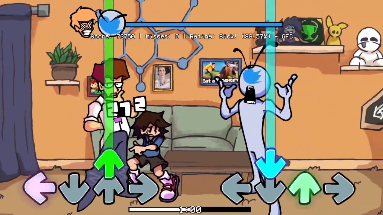 FNF - Funkin' in Fredbear's Diner DEMO Release - Outrage (composed by ...