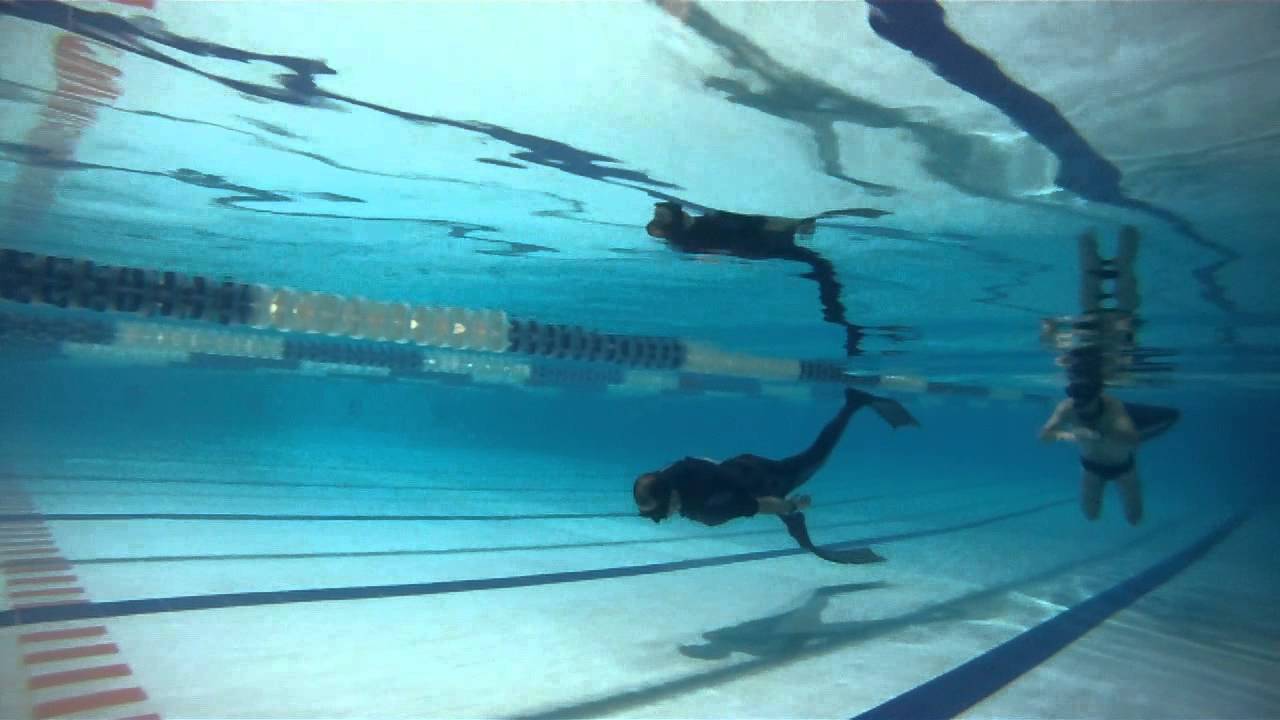 benny dynamic freediving pool training - YouTube