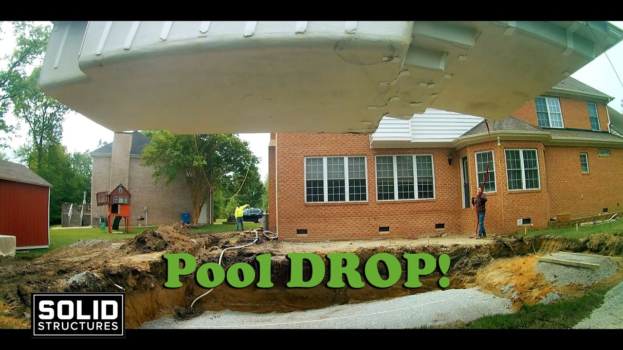 Pool Drop! 35 foot Illusion fiberglass swimming pool by Imagine Pools ...