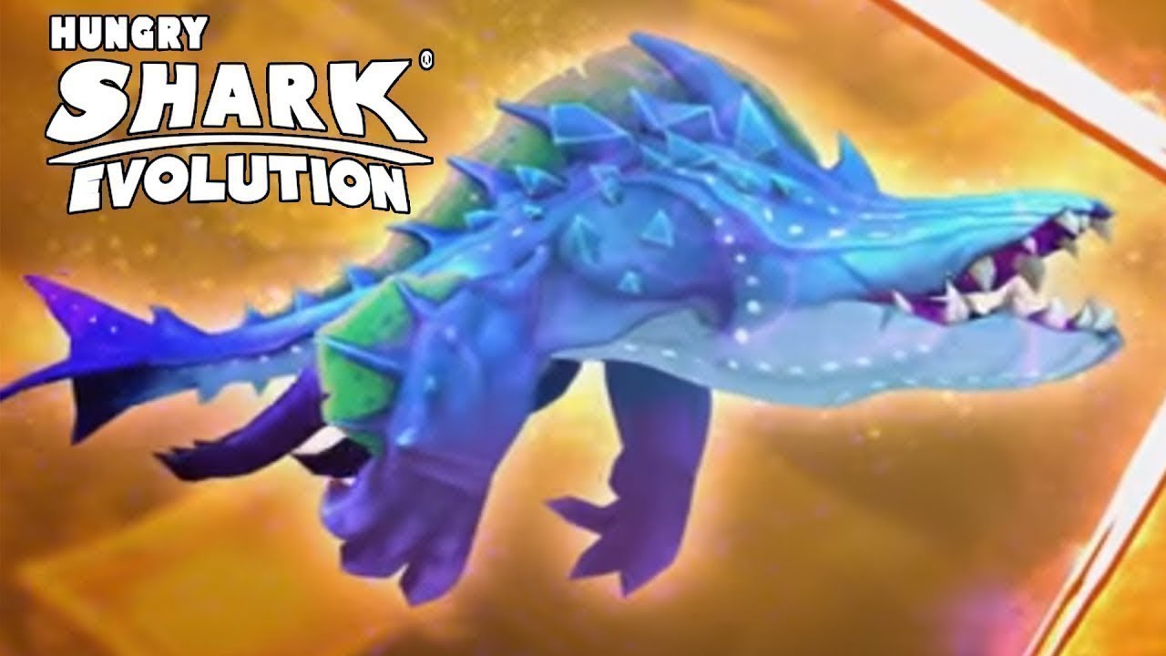 Hungry Shark Evolution - NEW SHARK SKIN - ABYSSAURUS ORANGE - All 25 ...