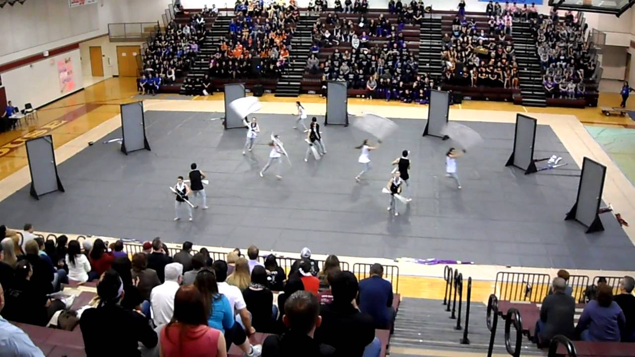 Cedar Park High School Color Guard 3-2-13 Rouse Competition - YouTube