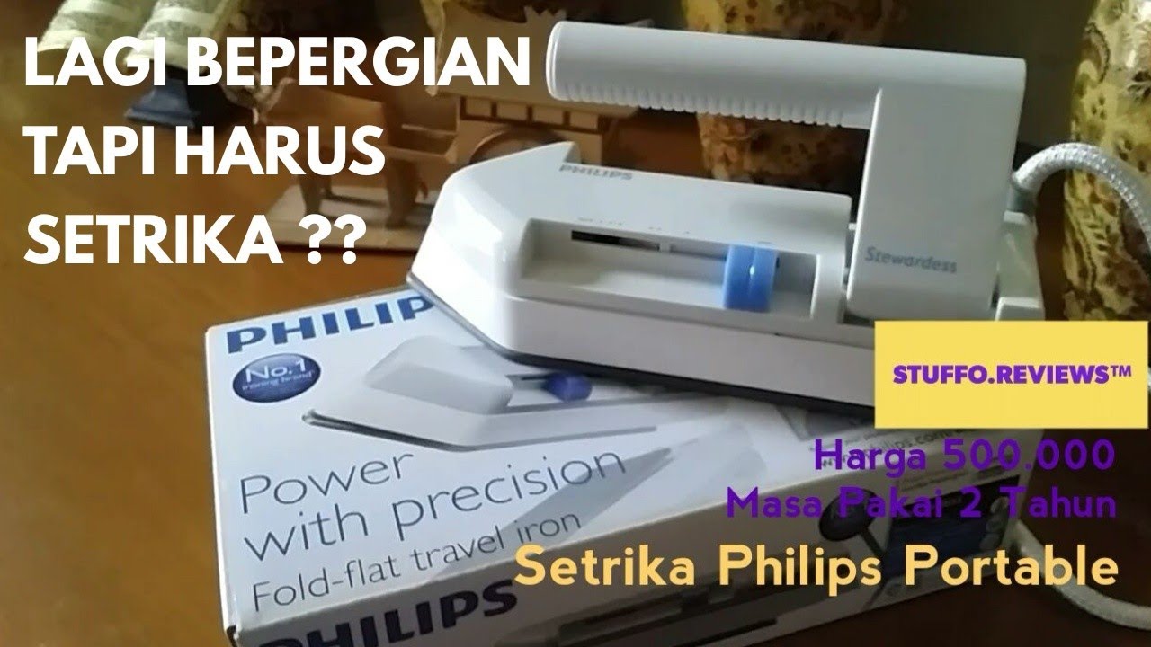 Review Setrika Philips Portable - YouTube