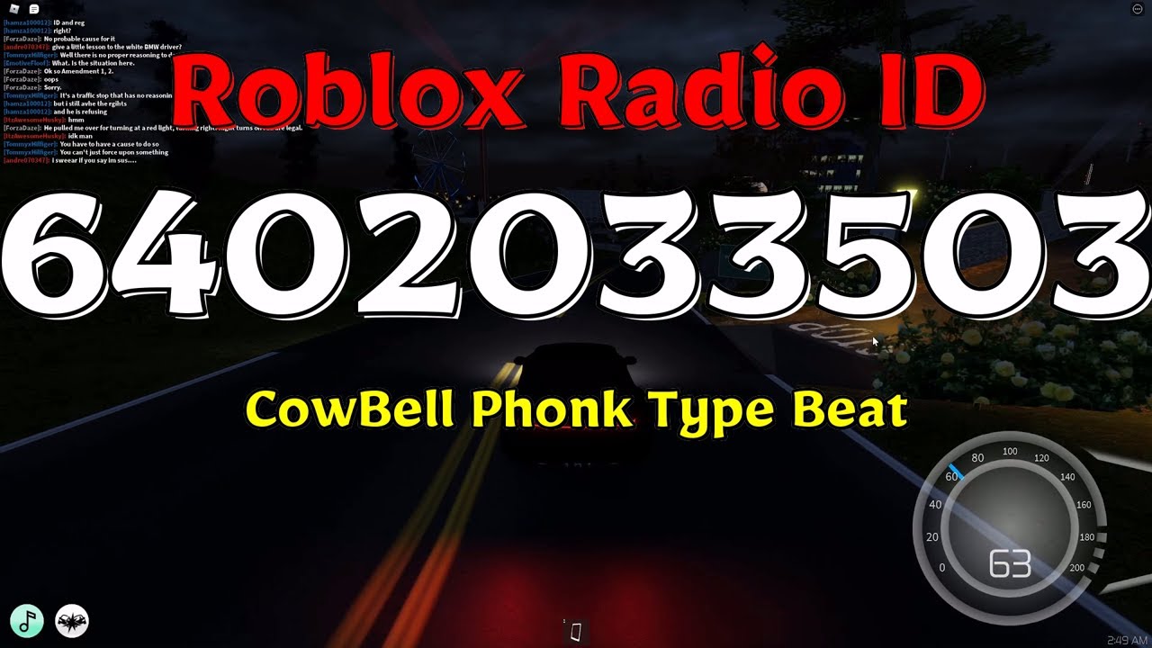 CowBell Phonk Type Beat Roblox Code - YouTube