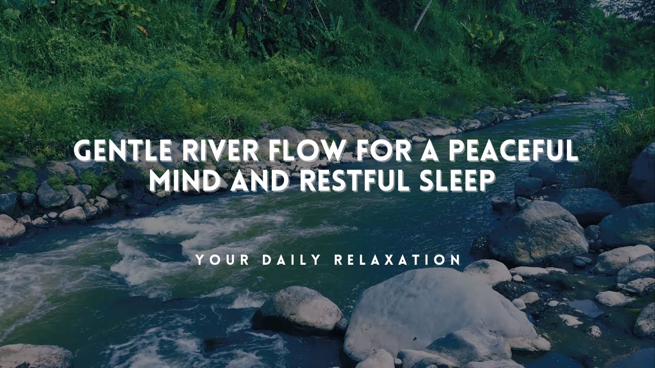 Gentle River Flow for a Peaceful Mind and Restful Sleep - YouTube