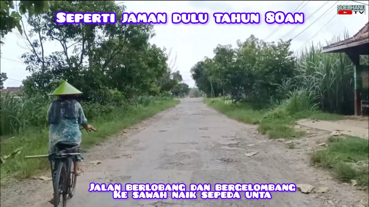 Seperti Tahun 80an Jadul Jalannya Masih Berlobang Dan Bergelombang ...