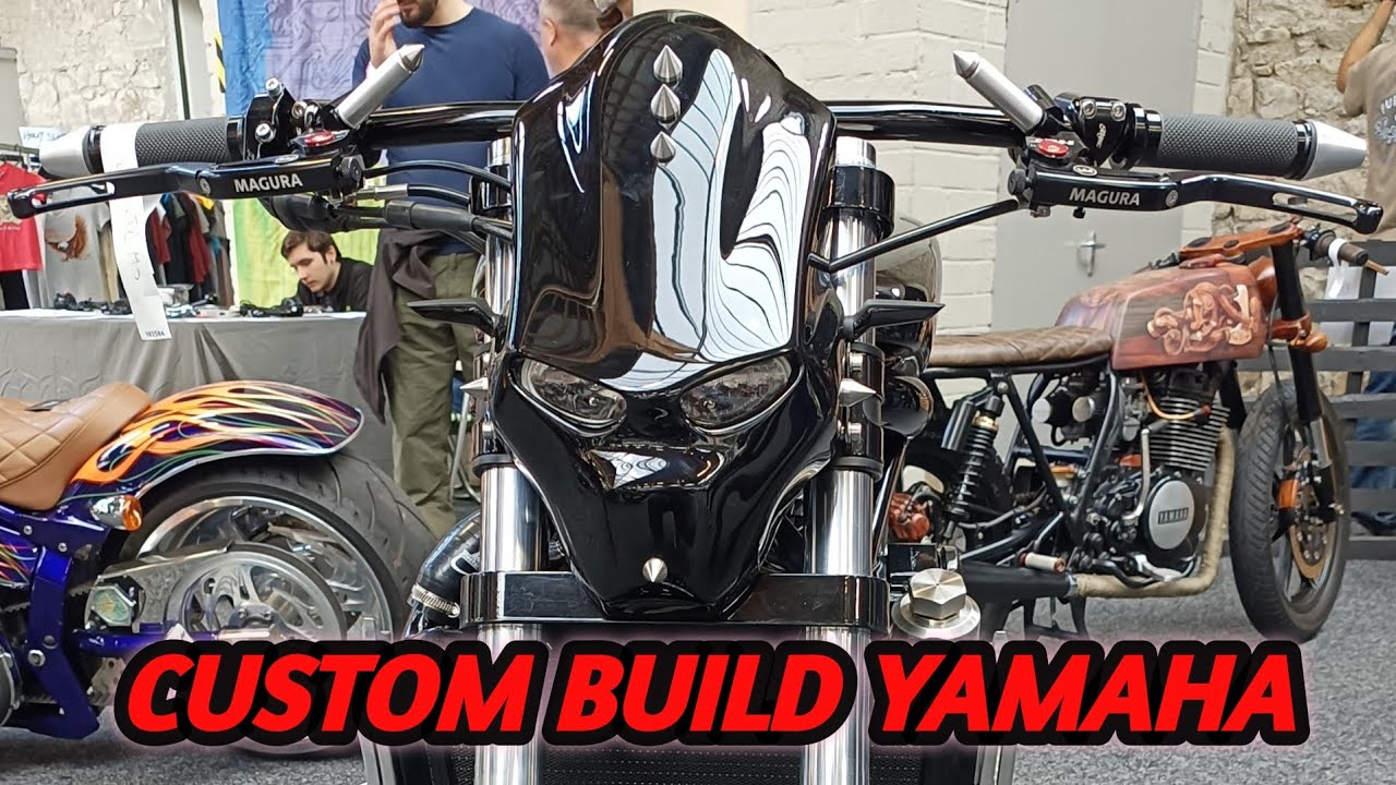 Yamaha motorcycle 2023 custom build || kickback motorcycle show 2023 ...