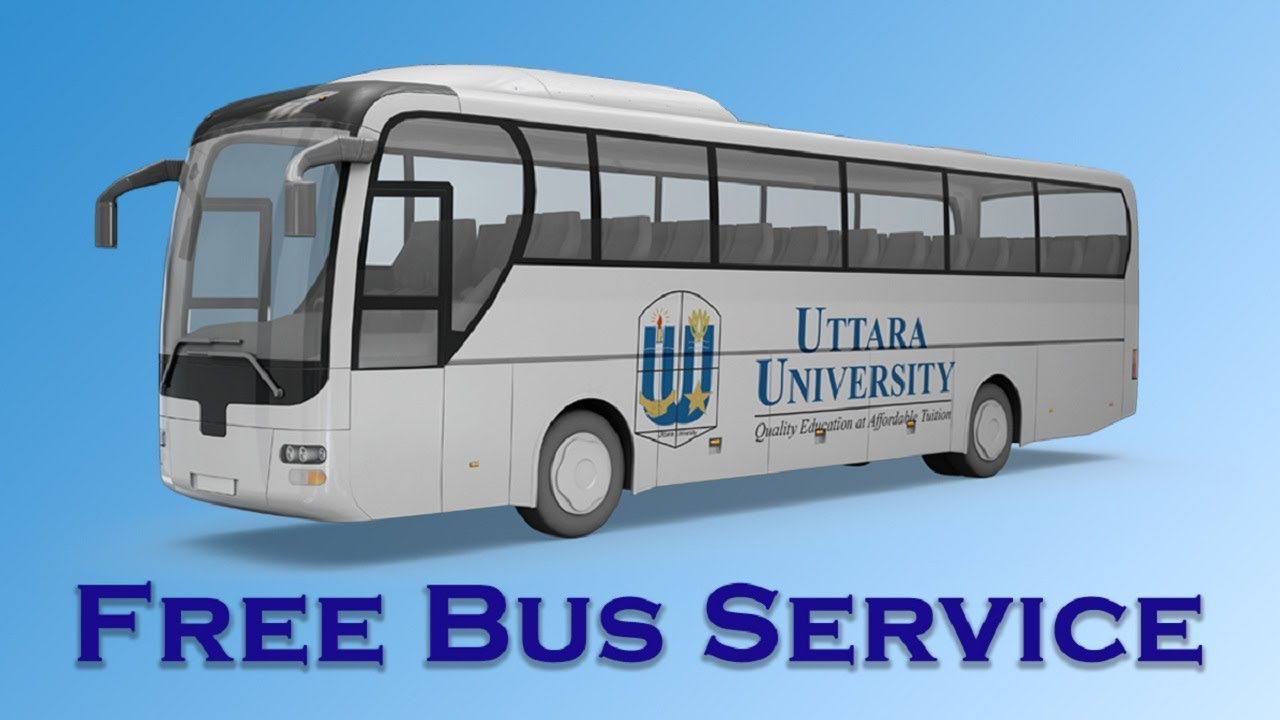 Uttara University Free Bus Service - YouTube