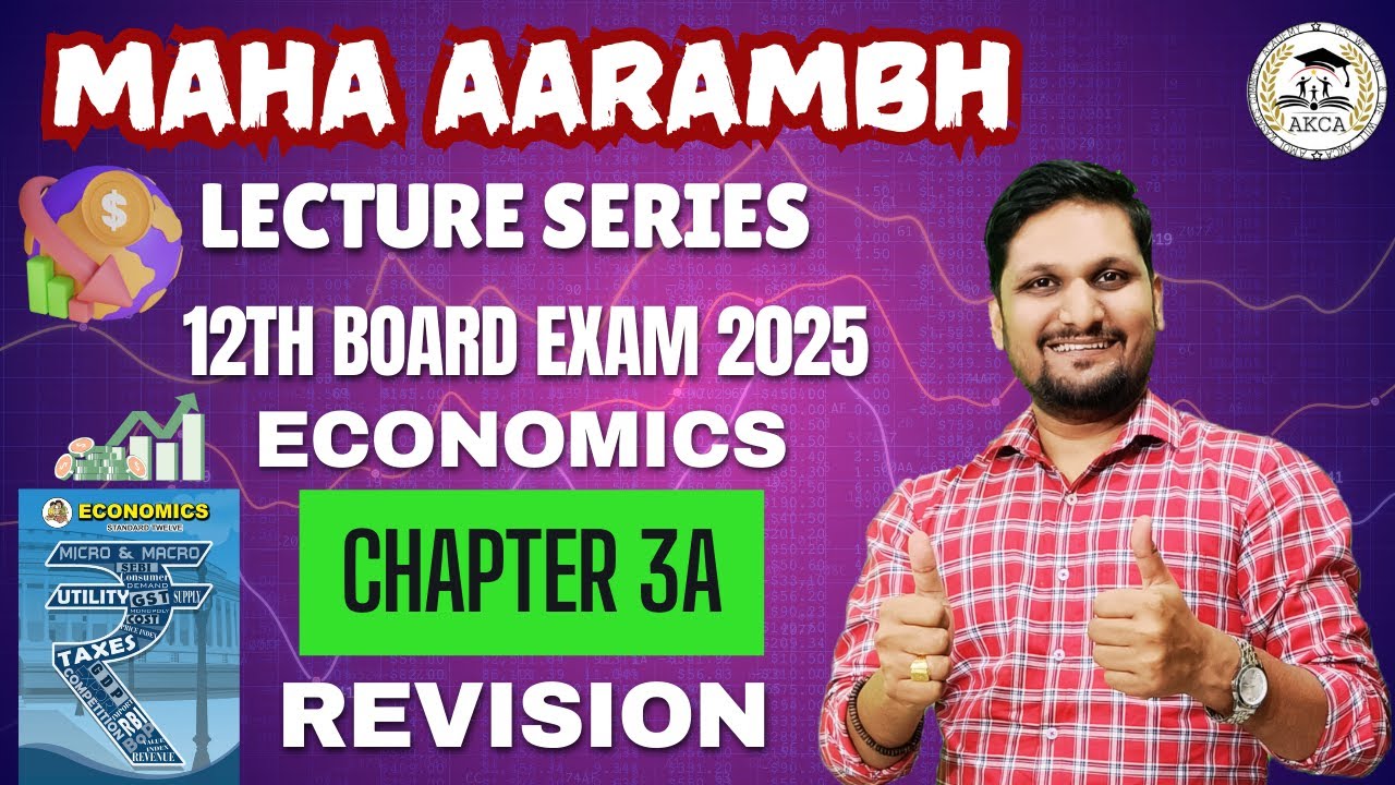 Chap:- 3A Demand Analysis | Lec 1 | ECONOMICS | 12th Board Exam 2025 ...