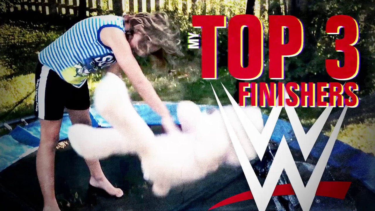 My Top 3 WWE Finishers - on Trampoline 2019 - YouTube