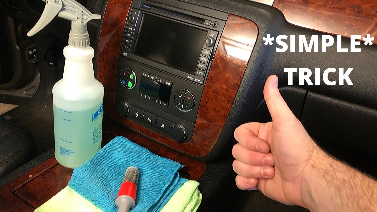 *How To Clean Your Car's INFOTAINMENT SCREEN & CLIMATE CONTROL Button ...