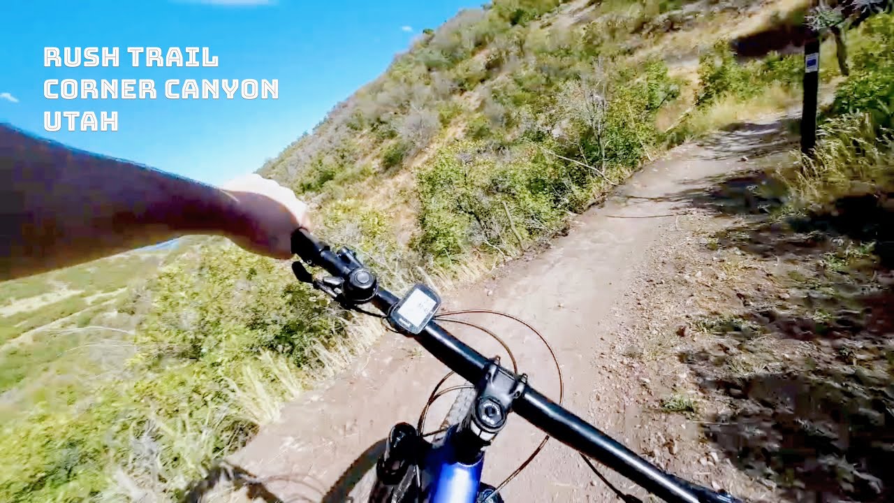 Mountain Biking Rush Trail, Corner Canyon, Utah - YouTube