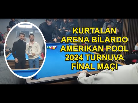 Kurtalan Arena Bilardo Turnuvası Final Maçı ( Şampiyon MUSA YILMAZ) 4k DJI Çekim