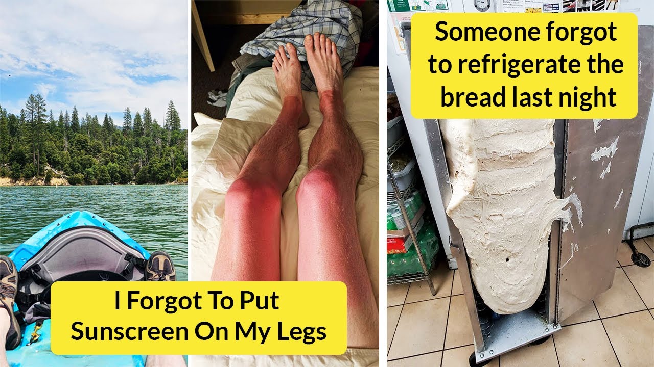 Times People Forgot Something And Ended Up In Hilariously Unfortunate ...