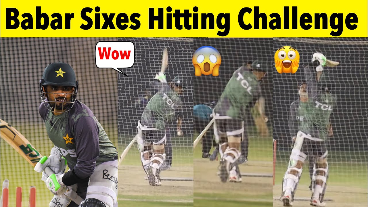 6 6 6 6 4 6 6 😱 What A Shot ! king Babar Azam Unbelievable Hitting ...