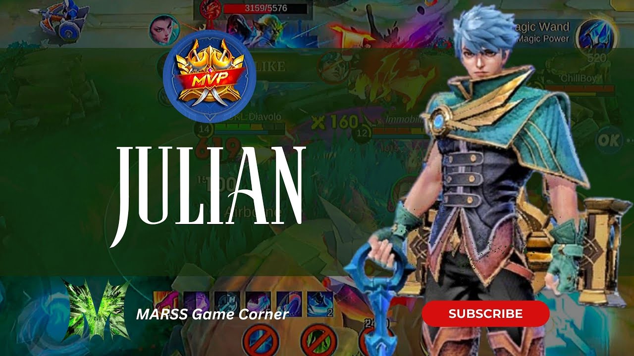 JULIAN GAMEPLAY MOBILE LEGENDS | SOLO PLAYER | BUILD & EMBLEM | MLBB ...