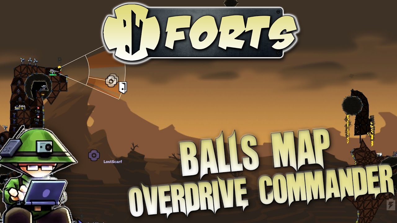 Forts Multiplayer 3v3 Gameplay Balls New Map (New Overdrive Commander ...
