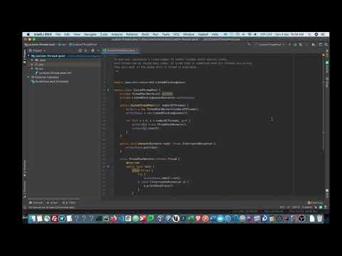 Custom ThreadPool Java - YouTube