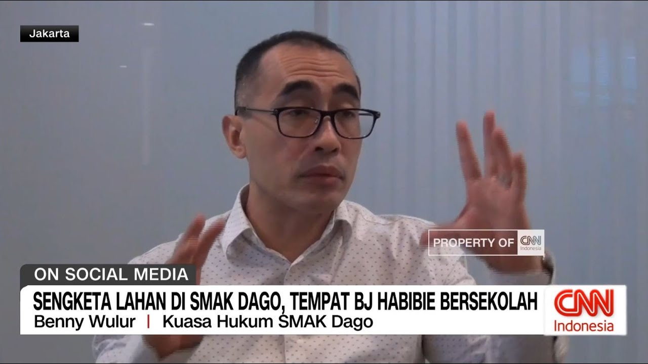 Sengketa Lahan di SMAK Dago, Tempat BJ Habibie Bersekolah - YouTube