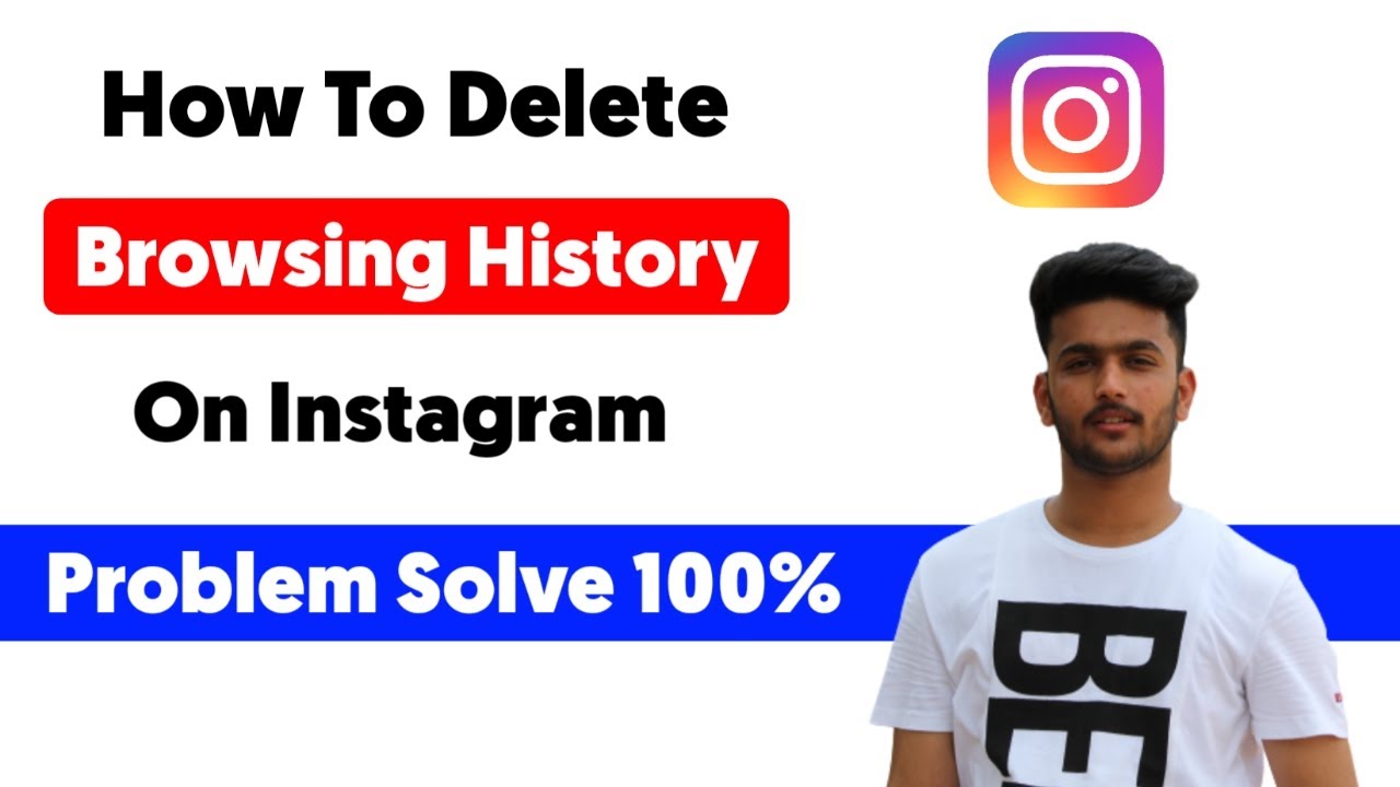 How to delete browsing history on instagram || How to clear browsing ...