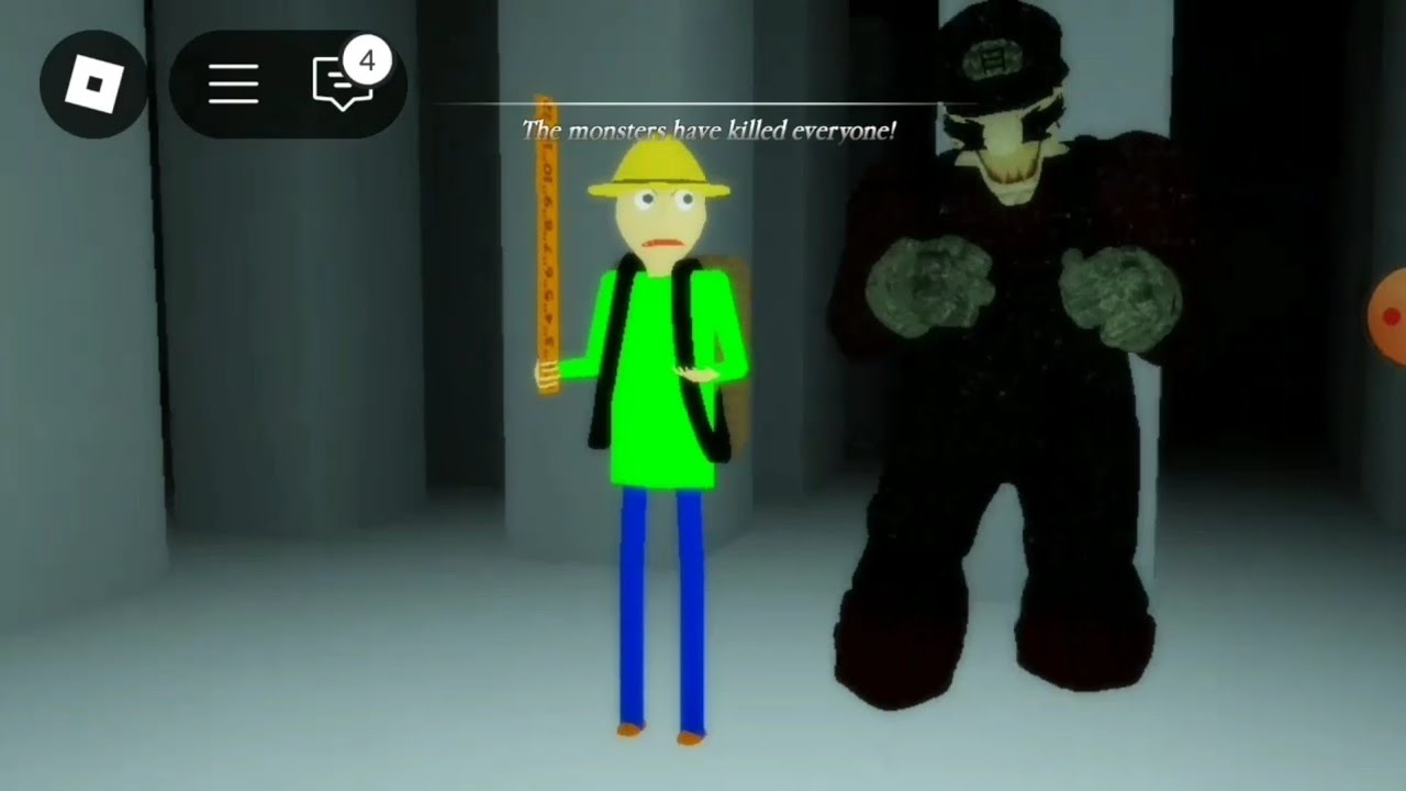 Baldi being serious(Pillar Chase 2) - YouTube