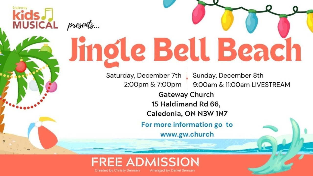 Jingle Bell Beach | Christmas Musical December 8th, 2024 - YouTube