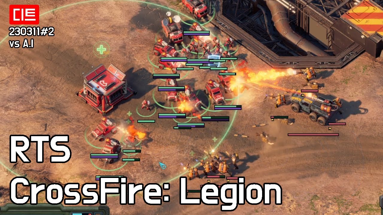 RTS crossfire legion , vs AI 230311 - YouTube