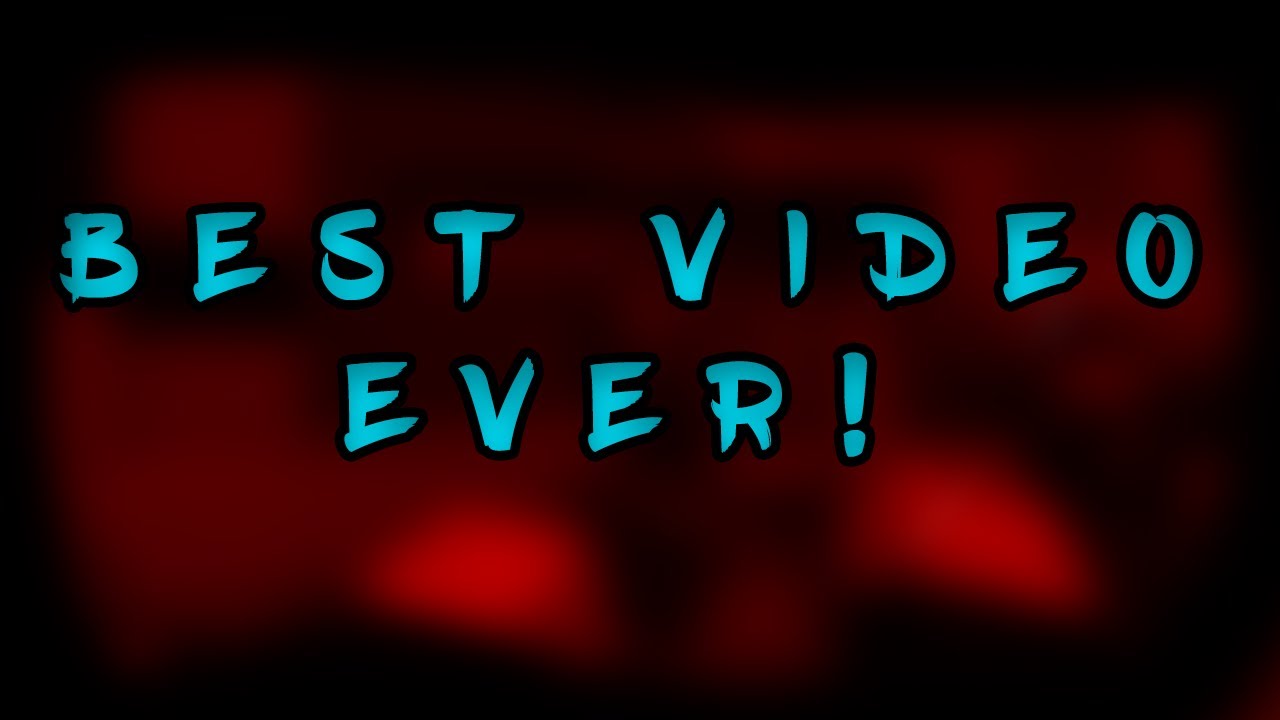 BEST VIDEO EVER..... - YouTube