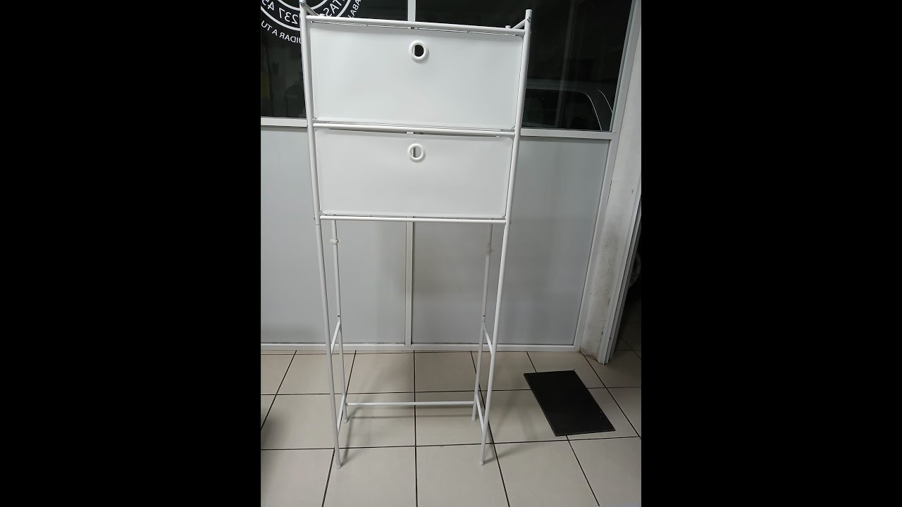 Rack wc Contempo Blanco #betterware #probandoproductos #muebles - YouTube
