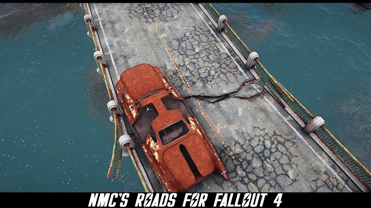 Fallout 4 Mods: NMC's Roads for Fallout 4 - YouTube
