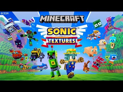 VENDO O NOVO TEXTURE PACK DO SONIC NO MINECRAFT! - YouTube