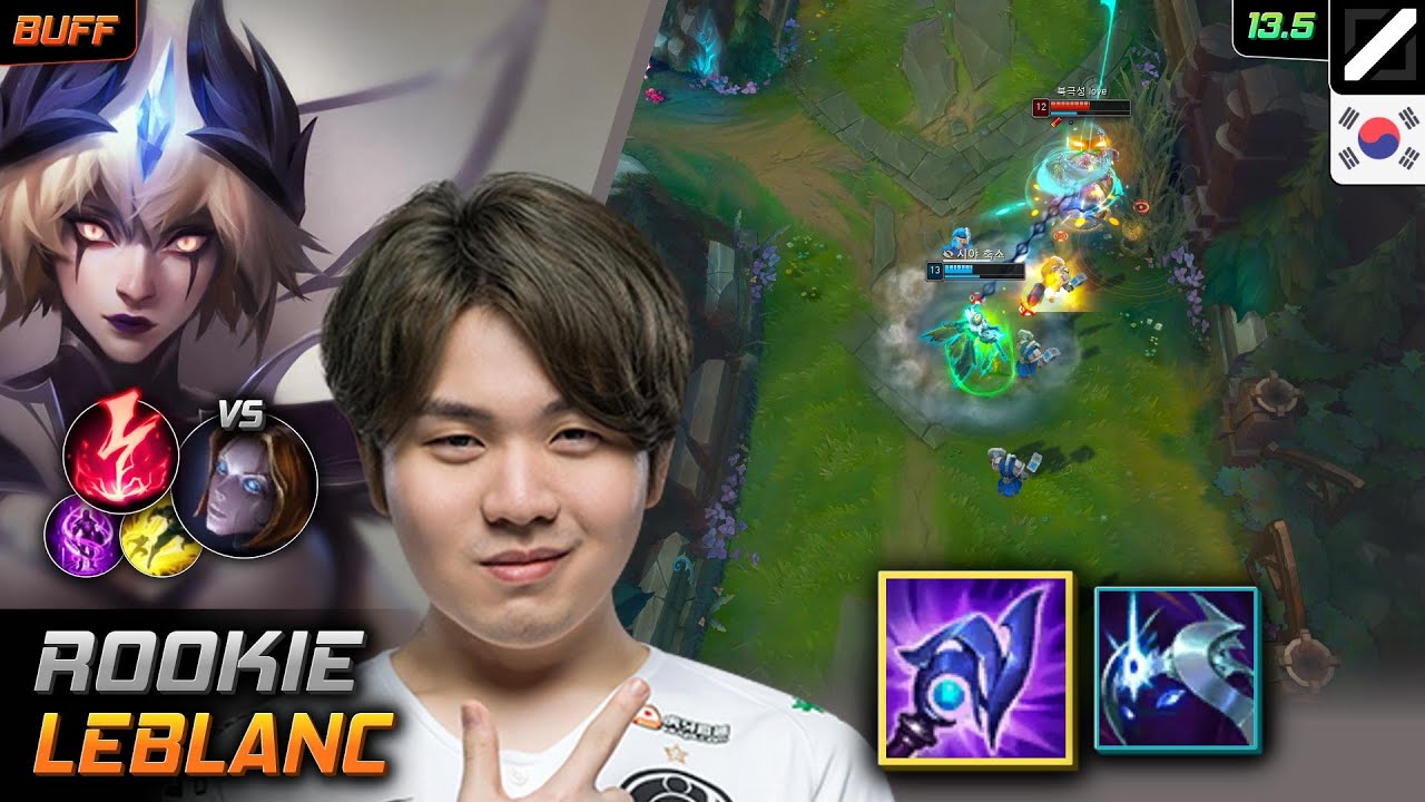 Rookie Mid LeBlanc Build Luden's Tempest Electrocute - LOL KR 13.5 ...