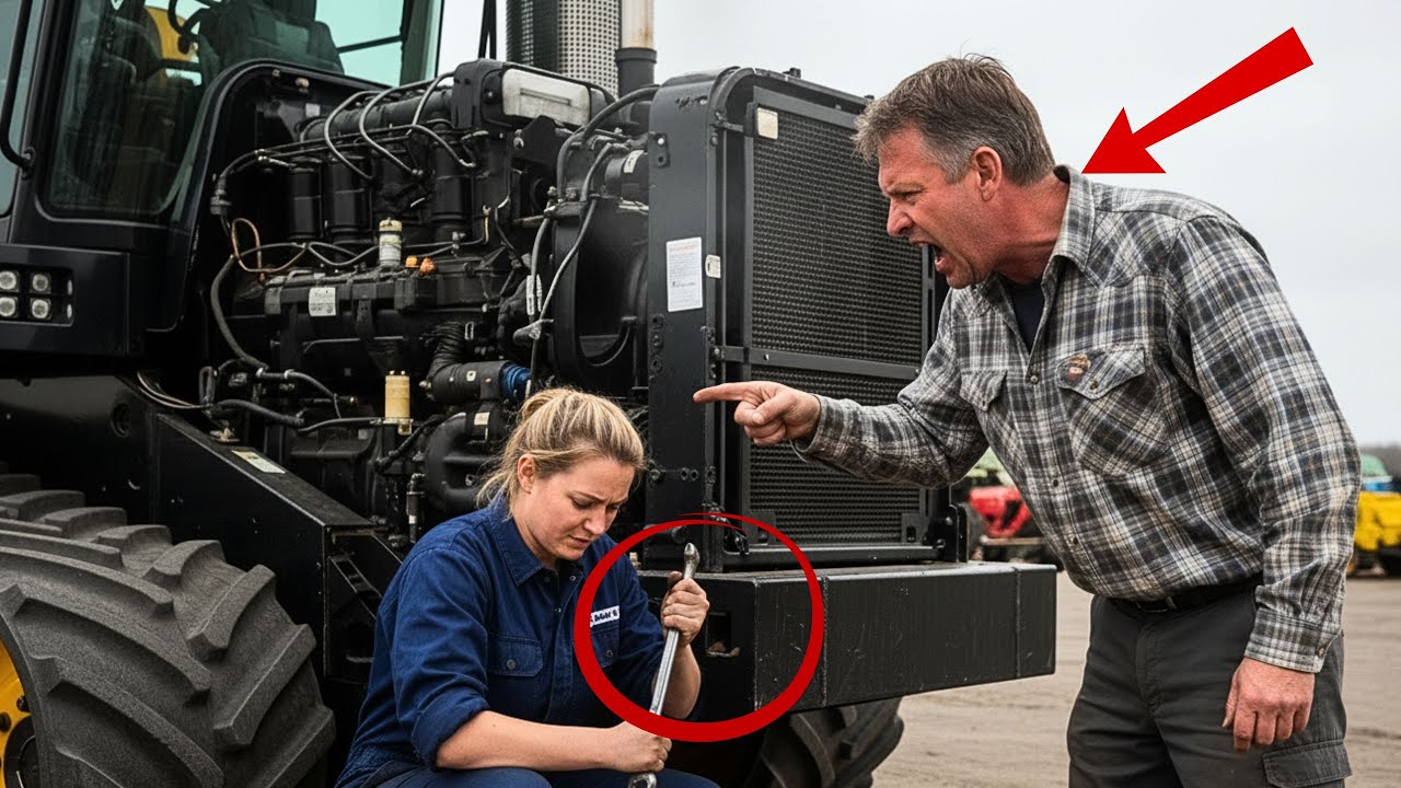 "THESE TRACKS WON'T SPIN!" THEY MOCKED THE MECHANIC WIDOW... UNTIL SHE ...