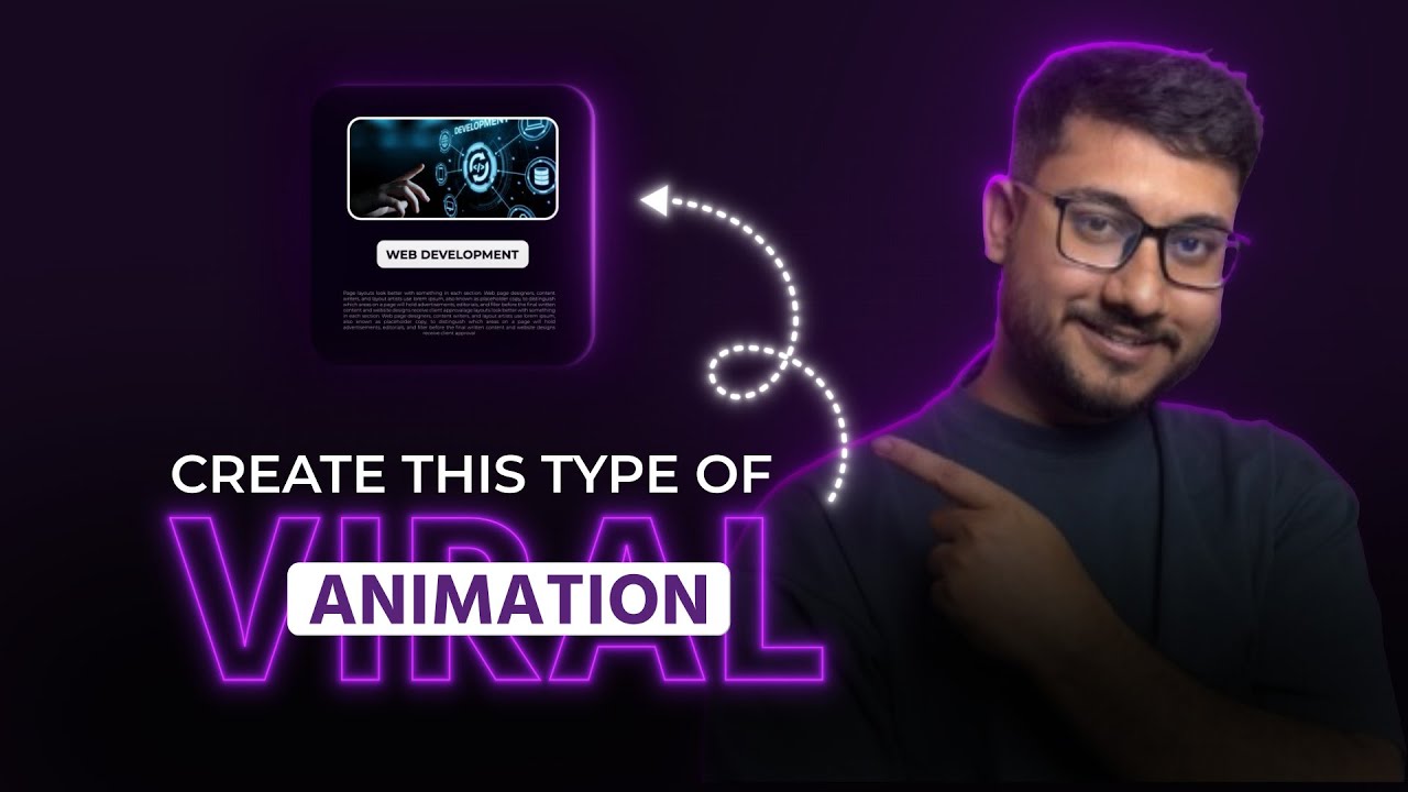 How to create this type of viral animation using After Effects - YouTube