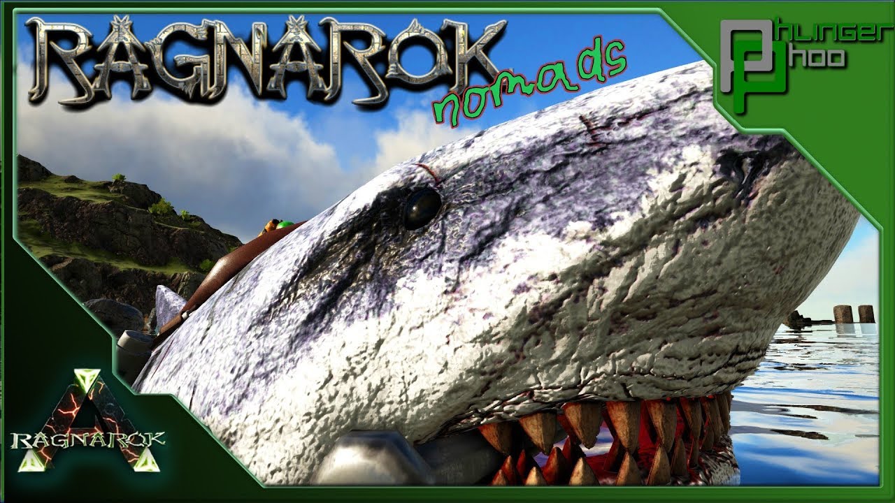 Ark: Ragnarok Nomads 86 - MEGALODON PACK - ALPHA MEGALODON - YouTube