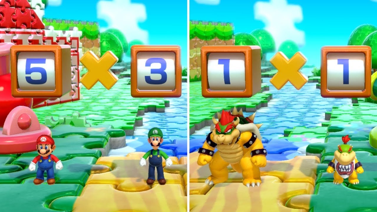 Super Mario Party - All Brainy Minigames - YouTube