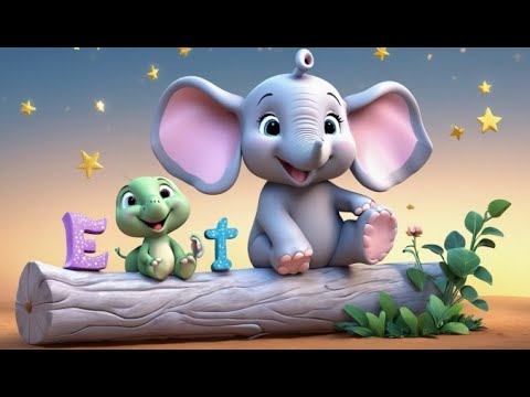 Three Baby Turtles Say A B C | Alphabet Song for Kids | Learn ABCs with ...