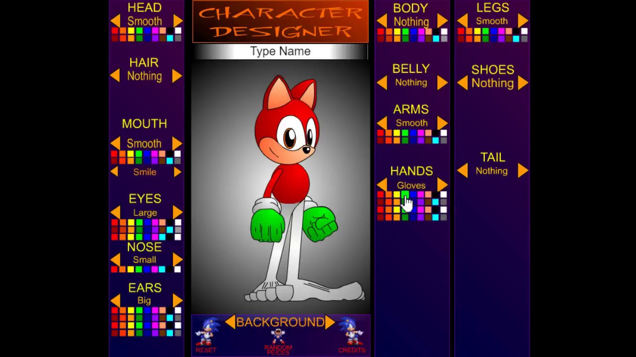Sonic Character Designer How To Make Avatar Character Sonic Forces ...