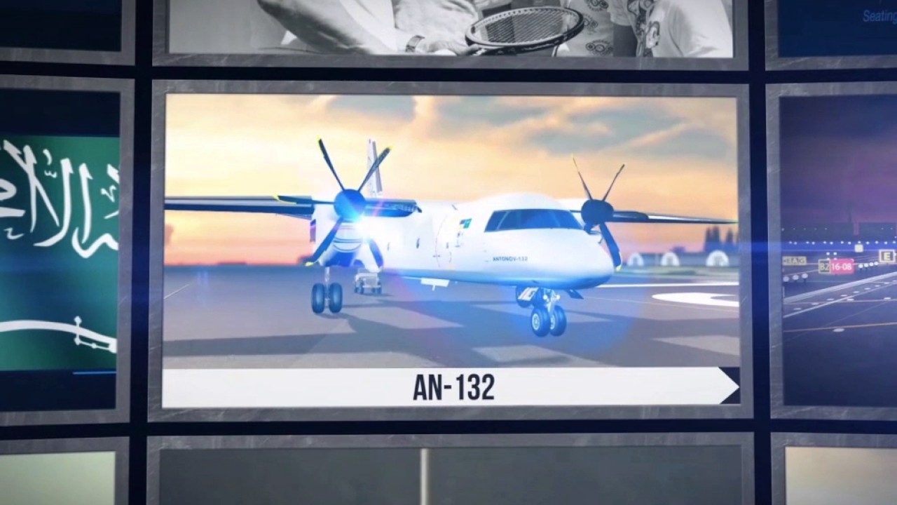 ANTONOV AN-132 - Experience aimed at the future - YouTube