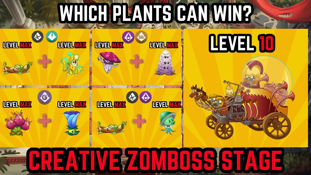 Plants vs Zombies 2 | Creative Zomboss Stage | Roman | Zomboss Lvl 10 ...